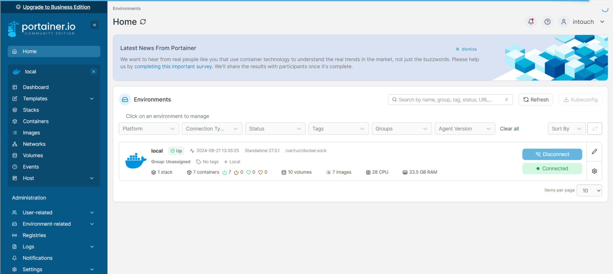 Установка Docker, Docker-compose и Docker-UI (Portainer) в Ubuntu 24.04 - про КОМП ИК